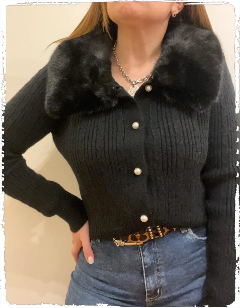 Cardigan Alanis Black – Anairam Showroom